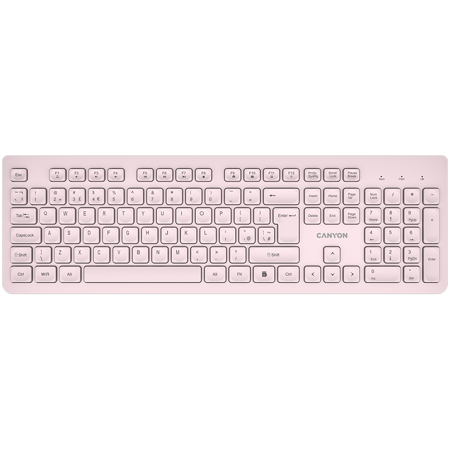 CANYON keyboard HKB-W01 UK/US AAA Wireless - Beige – Technomobi (Pty) Ltd