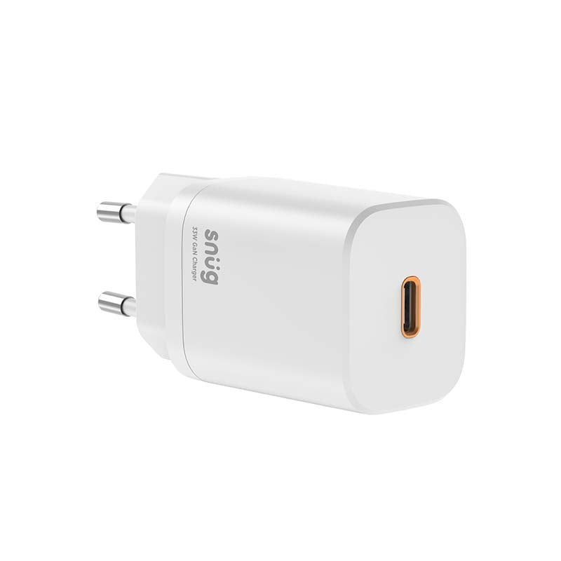 Snug 1 Port PD GaN Wall Charger 33W - White – Technomobi (Pty) Ltd