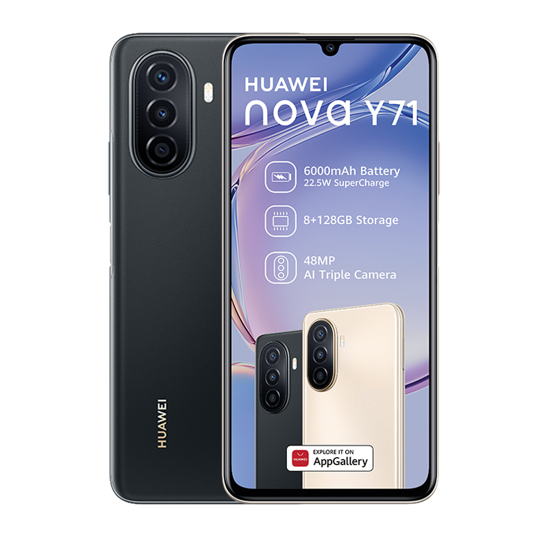 Huawei - Huawei Nova Y71 4G Dual Sim 128GB - Black for sale in Pretoria ...