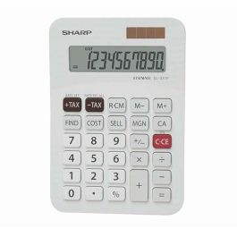 Sharp EL331F 10 Digit Desktop Calculator - White | Technomobi