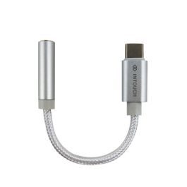 Intouch 3.5mm To Type C Audio Adapter - White | Technomobi