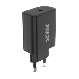 Loopd 1 Port 20W PD Wall Charging Adapter - Black | Technomobi