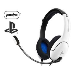 PDP PS4 LVL 40 Wired Gaming Headset - White | Technomobi