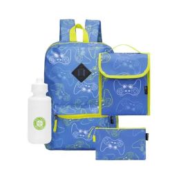 Quest Game On 4 Piece Backpack Combo - Navy