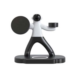 Supa Fly Spaceman 3-in-1 Magnetic Charger - Black | Technomobi