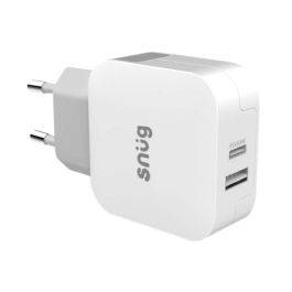 Snug 2 Port PD 30W Wall Charging Adapter - White | Technomobi